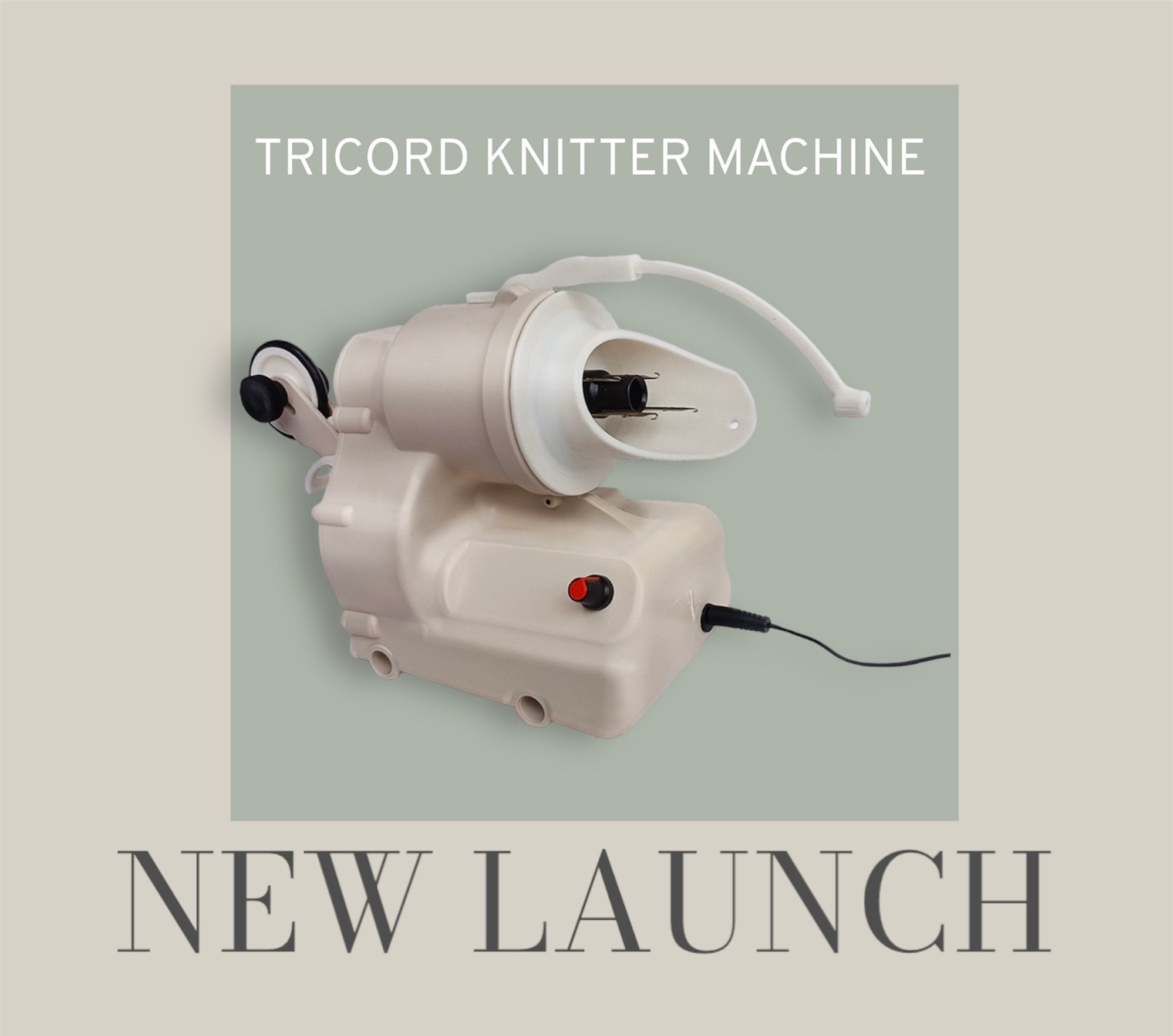 NEW Tricord Plus Tool, Fast I-Cord Knitter, Power Knitting Machine, Tr ...