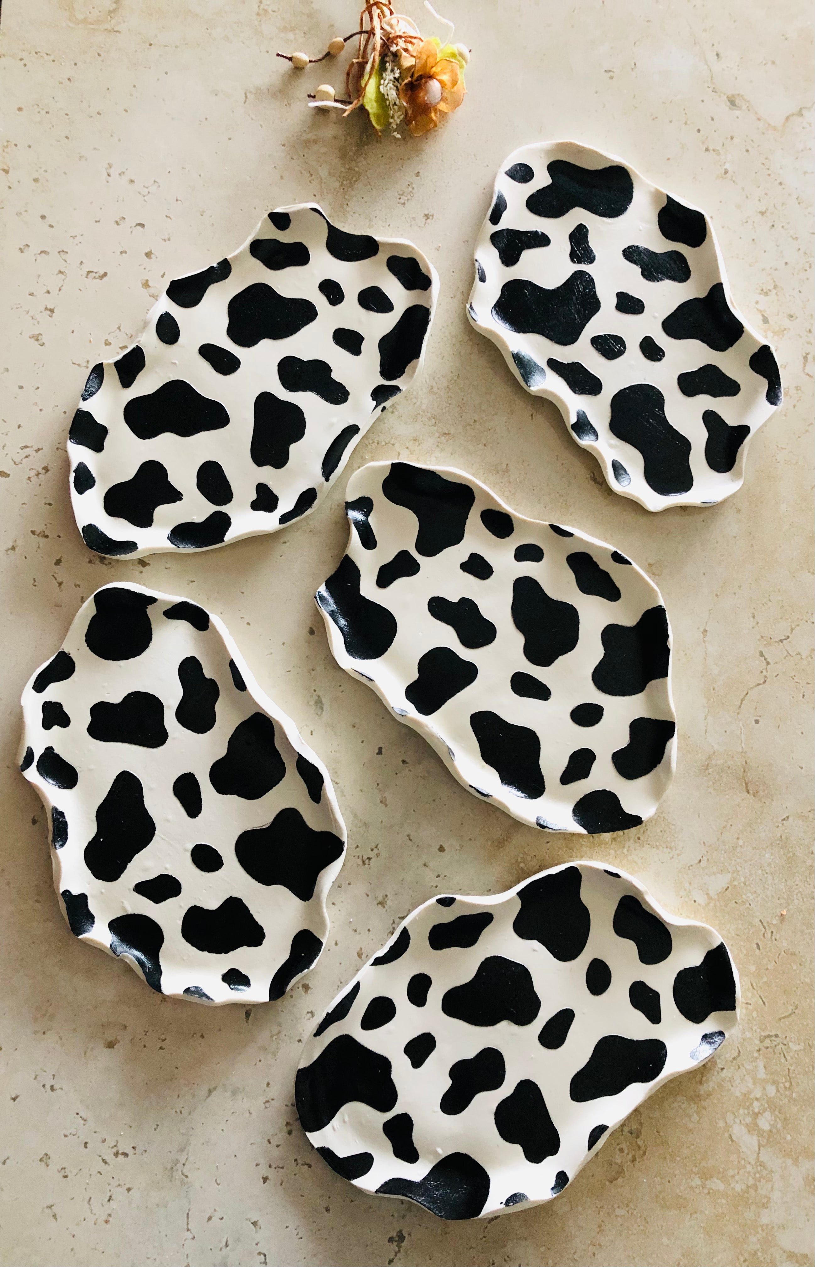 Lola | Cow Print Trinket Dish – AZUCENA